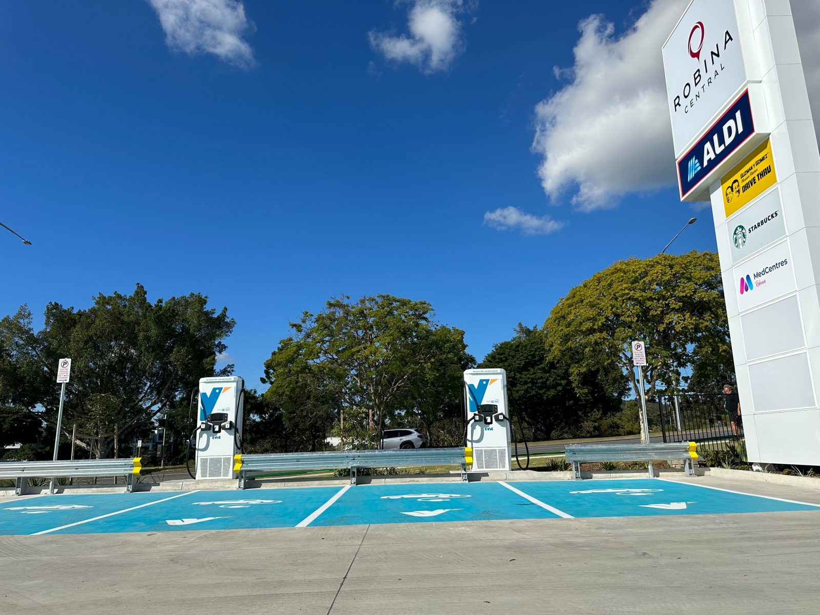 EV Chargers in Queensland by Evie Networks