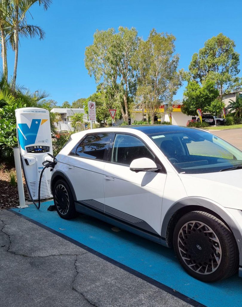 EV Chargers in Queensland by Evie Networks