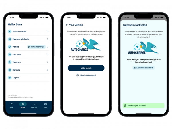 Autocharge - Evie Networks